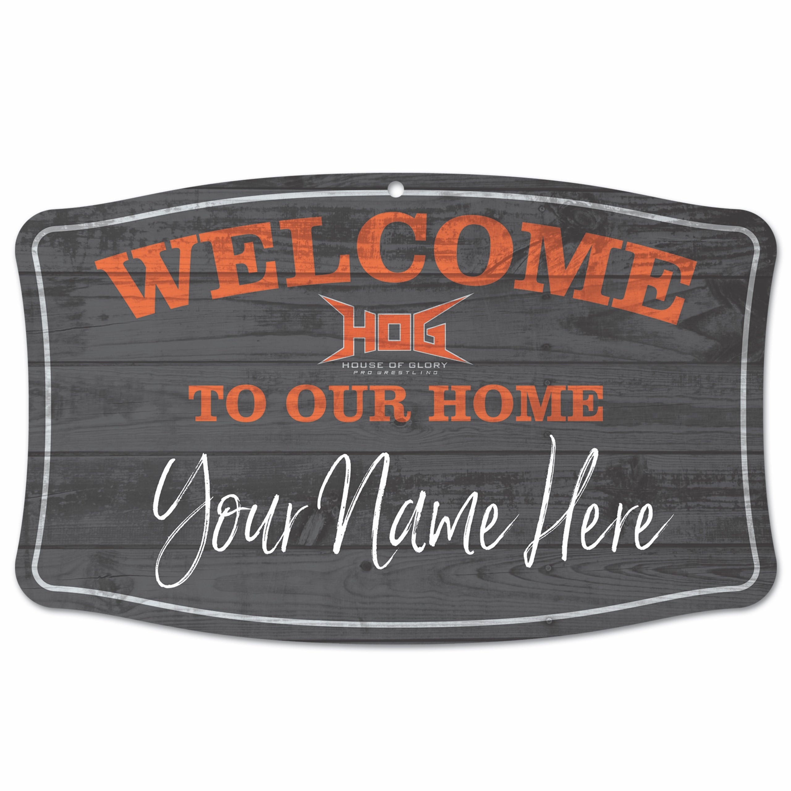 Personalized 11x17 Welcome Wood Sign | ShopHOG